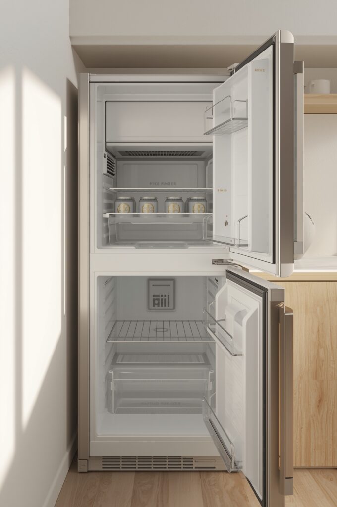 Compact Mini Fridge with Freezer - Cold Storage for Small Spaces