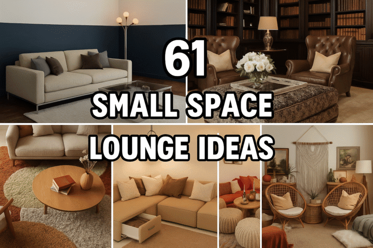 61 Small Space Lounge Ideas That Maximize Style and Comfort