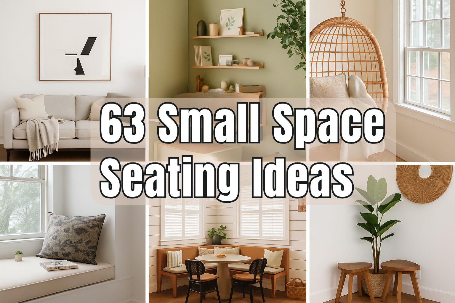 63 Small Space Seating Ideas That Maximize Style & Function