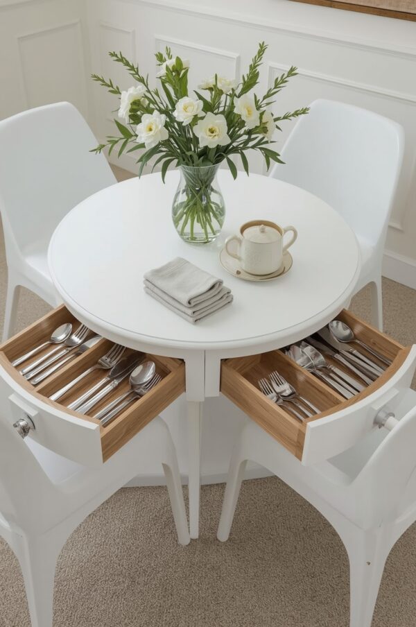 49 Genius Small Space Kitchen Table Ideas