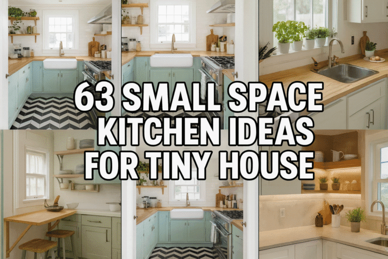 63 Creative Small Space Kitchen Ideas for Tiny House Living