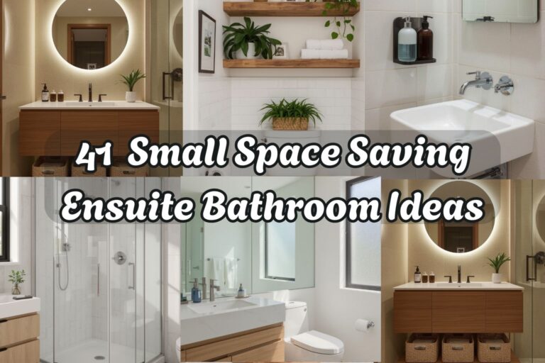 41 Brilliant Small Space Saving Ensuite Bathroom Ideas